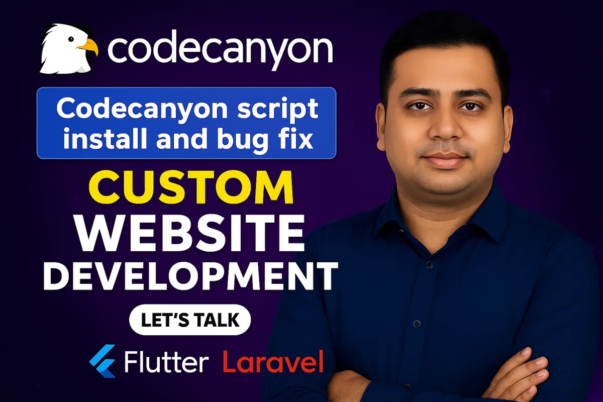 Install Codecanyon Scripts, Fix Bugs & Develop Flutter & Laravel Apps | Xp Freelancer